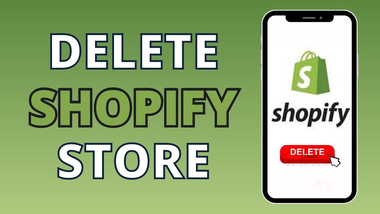 How To Delete Shopify Store 2023 (BEST WAY) - YouTube