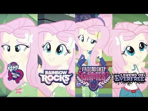 ❦ Fluttershy scene pack ❦ All four equestria girls movies