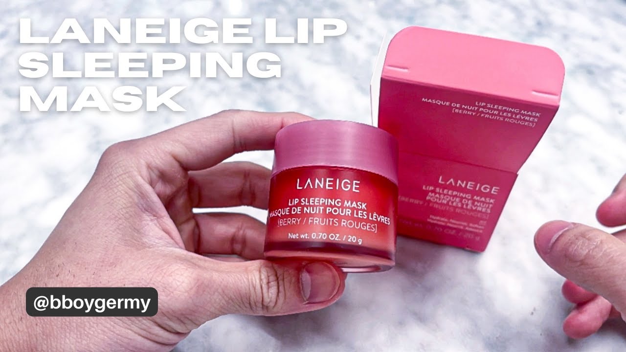 LANEIGE Lip Sleeping Mask Unboxing and One Day Results - YouTube