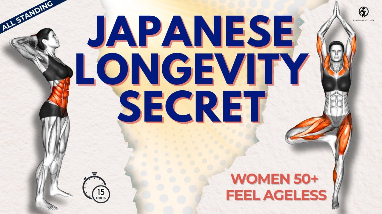 15-Min Japanese Longevity Workout | Morning Standing Routine for ...