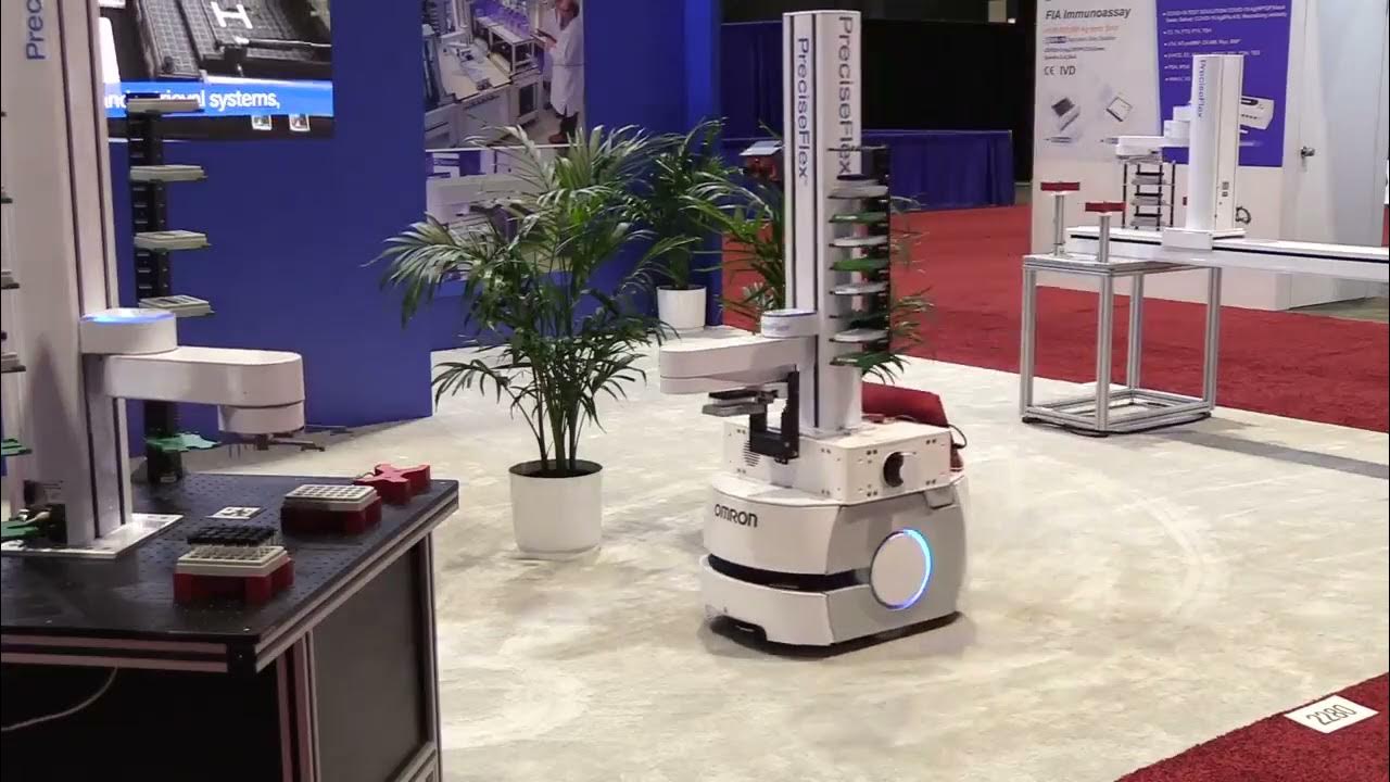How PreciseFlex Collaborative Robots Can Integrate Into Your AMR - YouTube