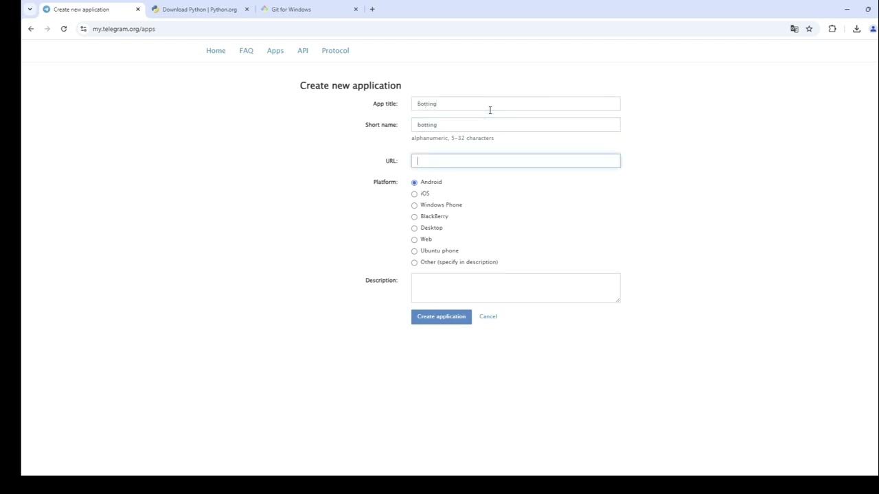 How to setup telegram bots for games. Part 1 - How to get Telegram API ...