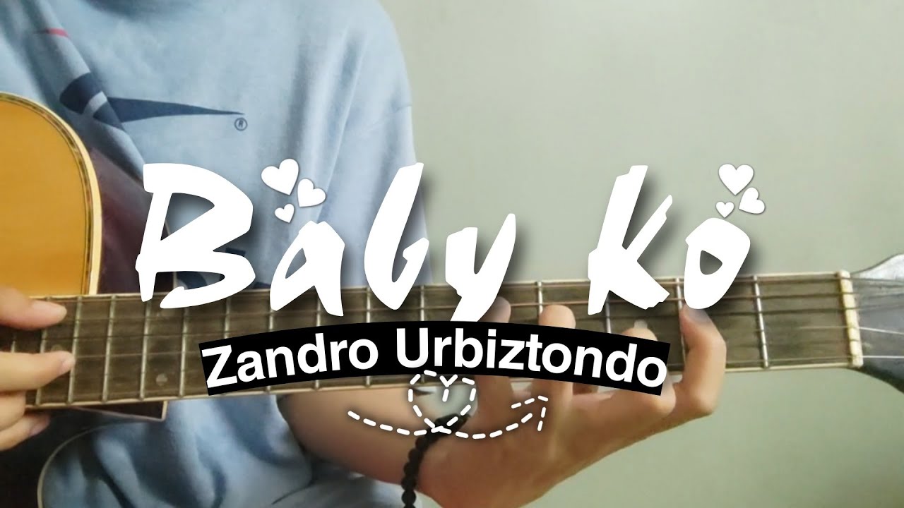 (Guitar Tutorial) Baby Ko - Zandro Urbiztondo Easy Chords - YouTube