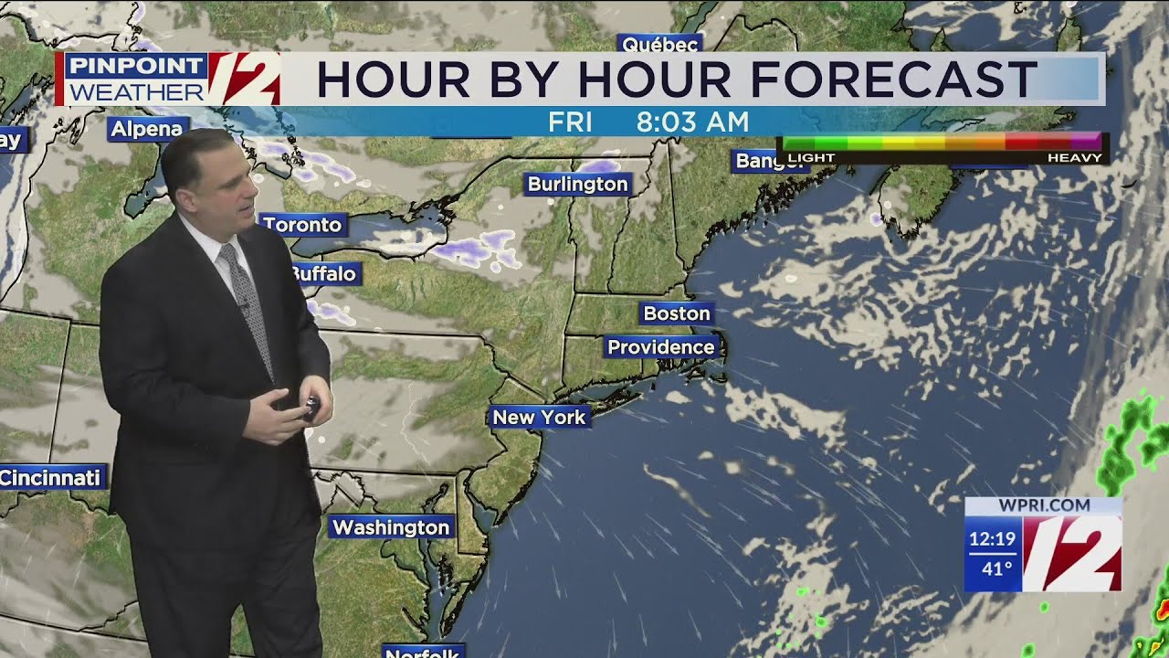 WPRI 12 Weather Forecast for 12/12/24: Gusty and dry today. - YouTube