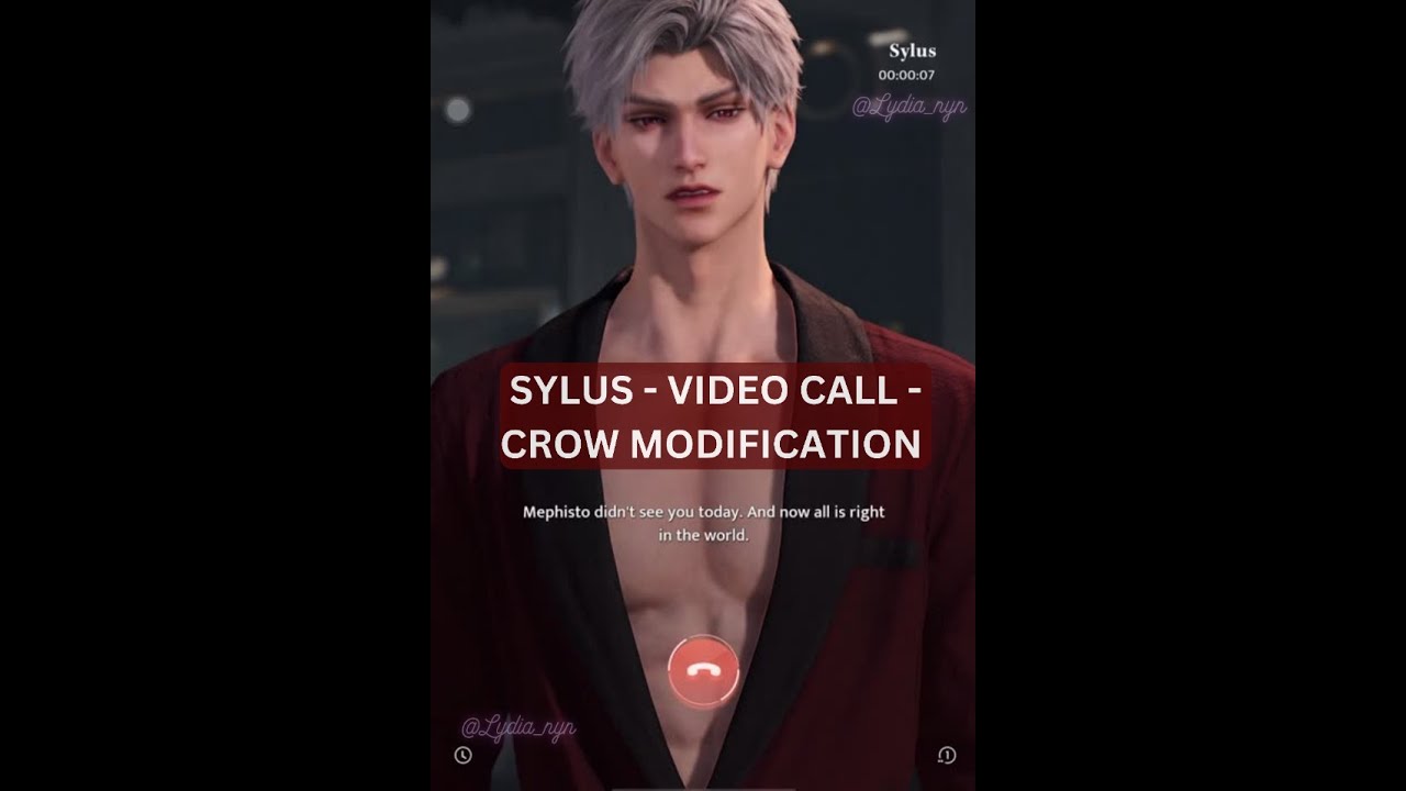SYLUS - CROW MODIFICATION - VIDEO CALL - LOVE AND DEEPSPACE - ENGDUB ...