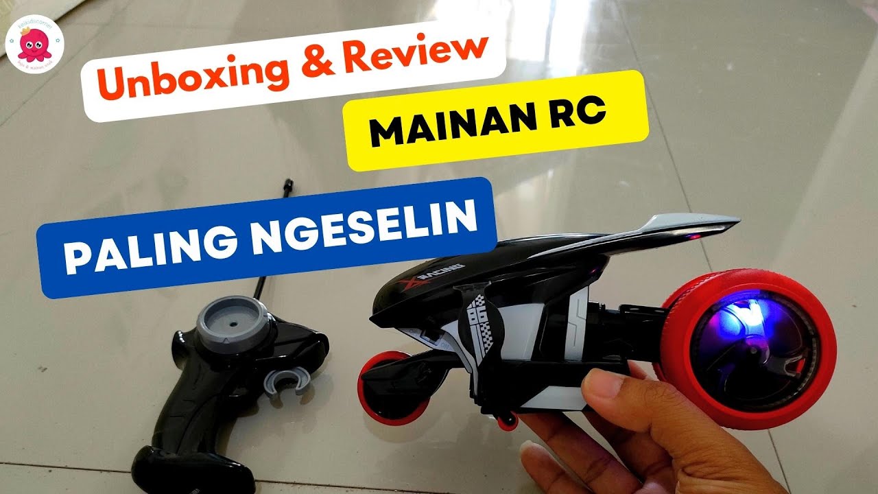 Mainan Mobil Remote Control Mobil Balap Cyclone - Unboxing Dan Review ...
