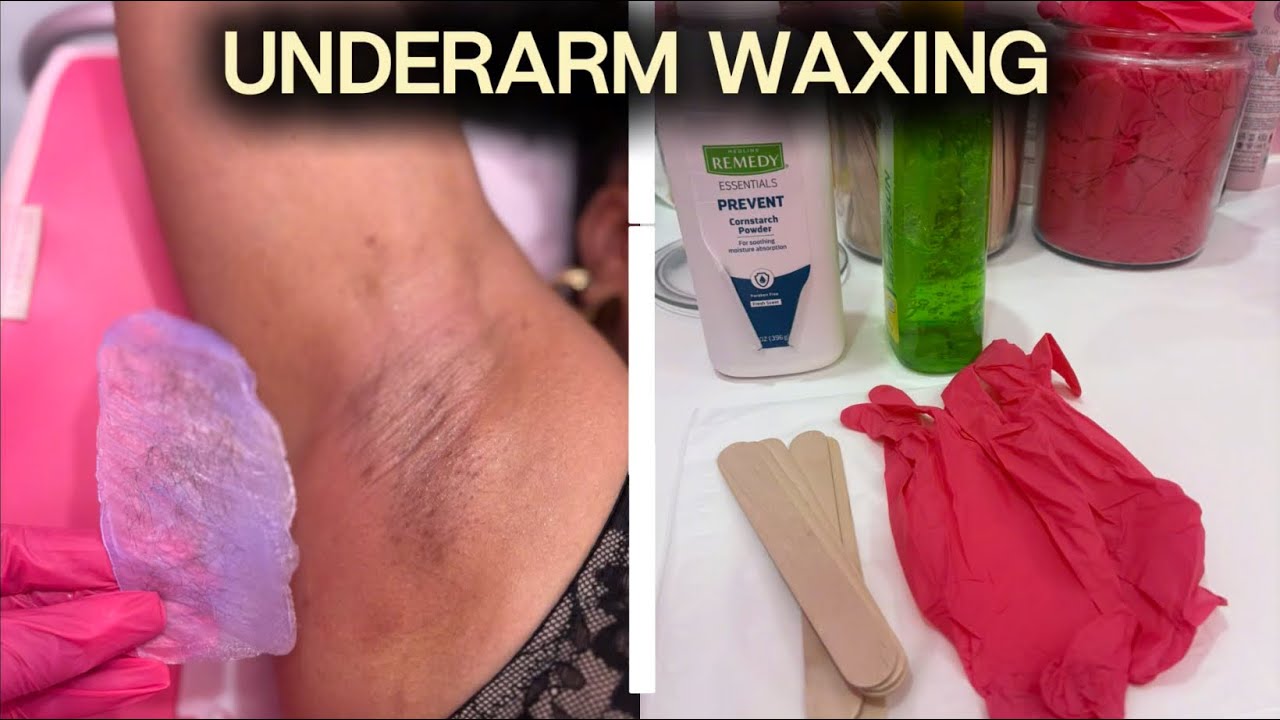 Underarm Waxing | Wax Wax Hard Wax | Ivana's Beauty Garden | - YouTube