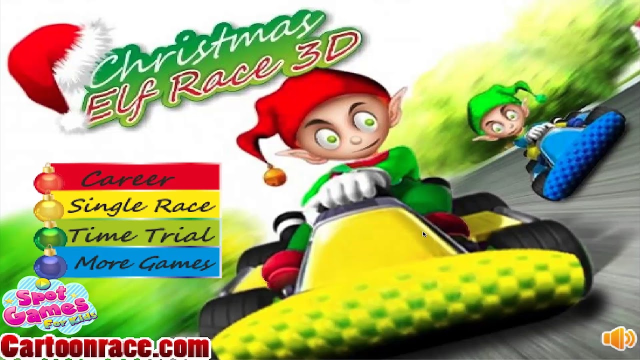 Christmas Elf Race 3D video Gameplay | Spot games for Kids - YouTube