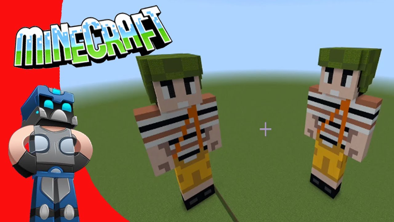 Minecraft: Como hacer Chavo del 8 Skin Tutorial - YouTube