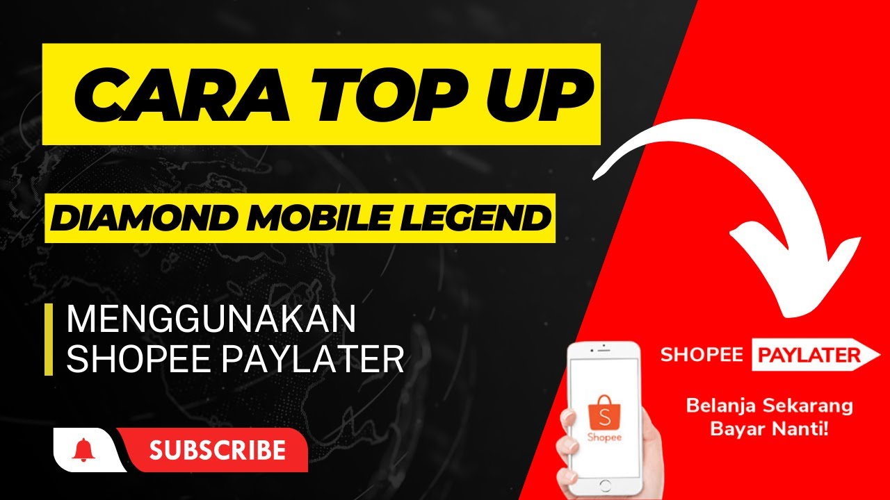 Cara Top Up Diamond Mobile Legend Menggunakan Shopee Paylater - YouTube