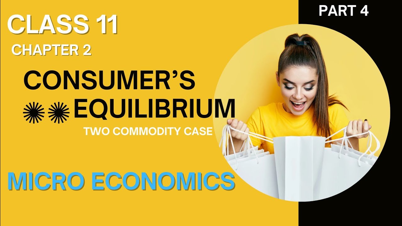 CONSUMER EQUILIBRIUM IN CASE OF TWO COMMODITIES. - YouTube