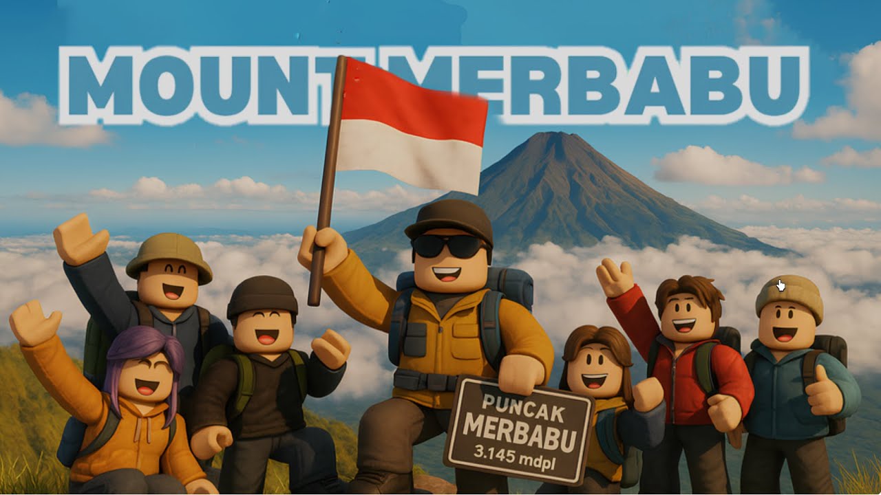 AKU MENCOBA MAP GUNUNG MERBABU DI - ROBLOK - YouTube