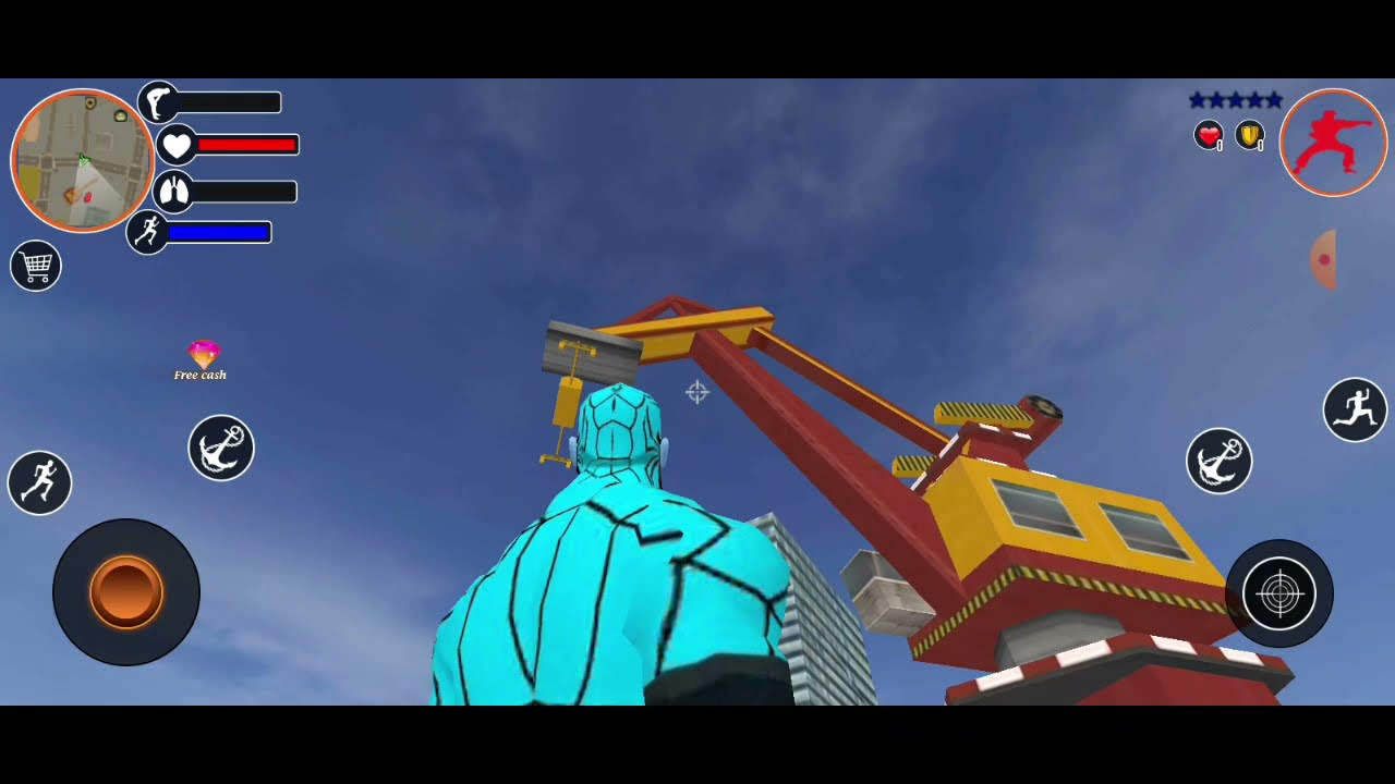 Miami Rope Hero Spider Open World City Gangster. Umair gameplay. Pc ...