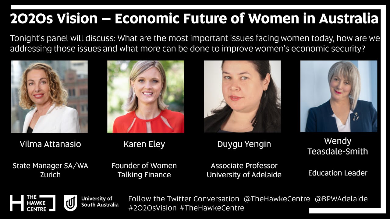 2020s Vision - Economic Future of Women in Australia - YouTube