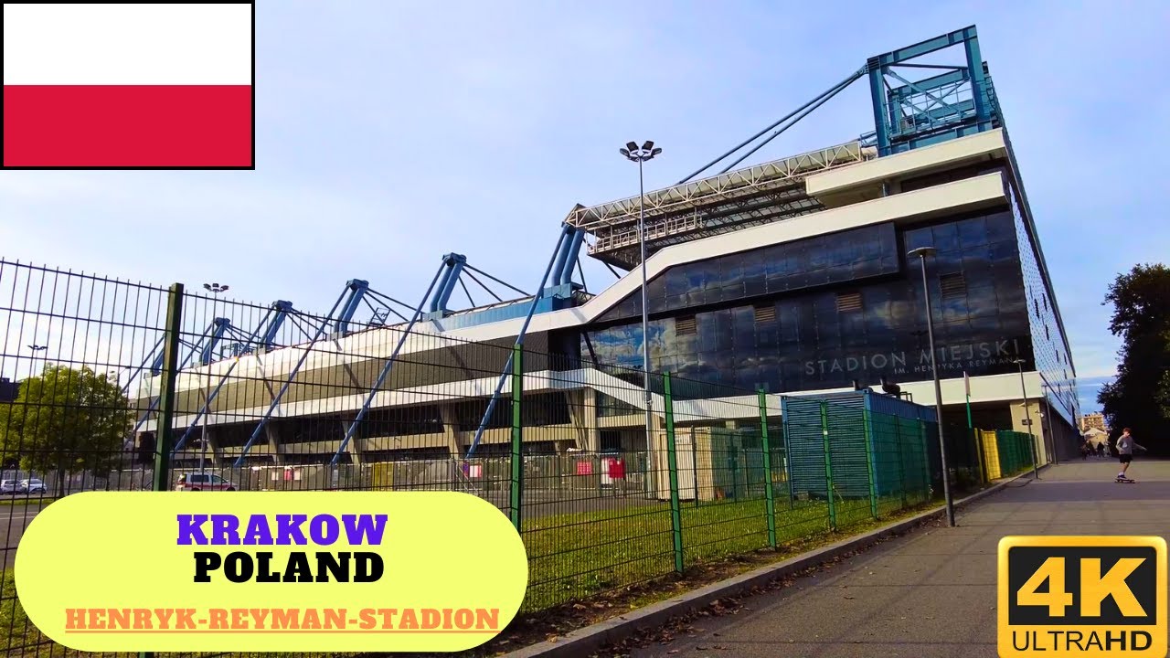 【4K】Wisła Krakow - Walk around the Henryk-Reyman-Stadion stadium in ...
