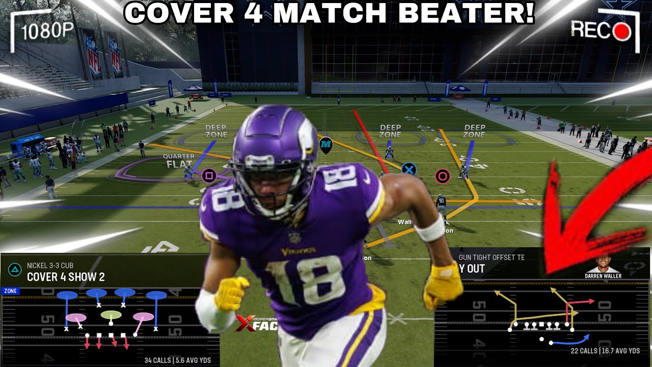THIS IS THE BEST COVER 4 MATCH BEATER IN MADDEN 24! THIS PLAY IS ...