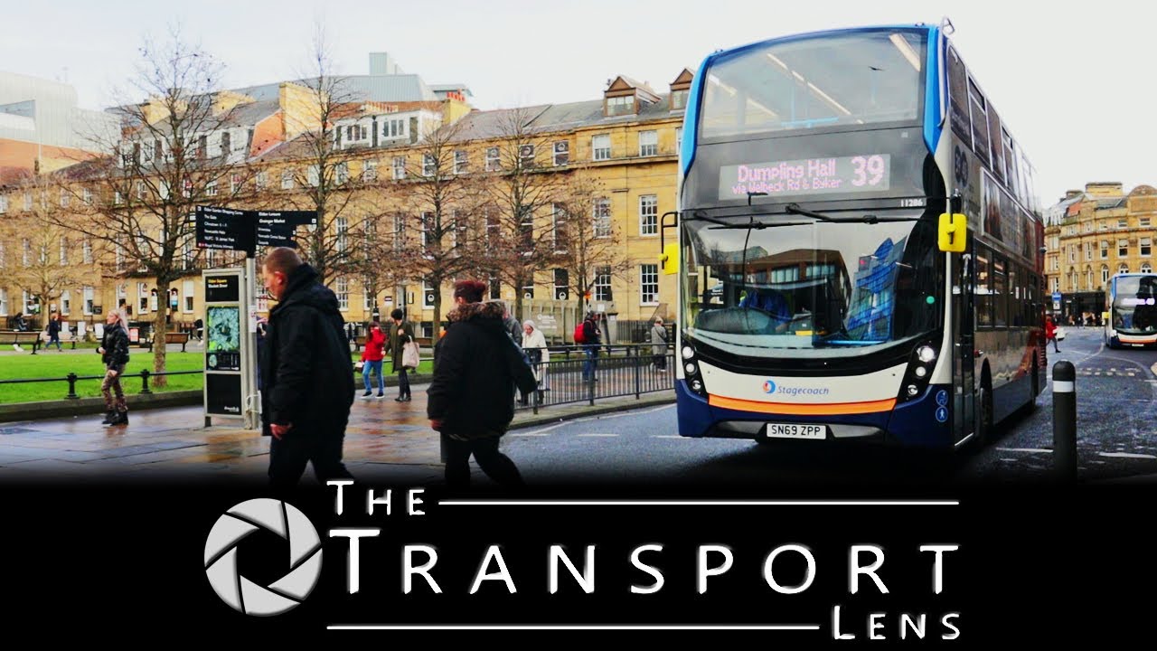 Buses in Newcastle in January 2020 - YouTube