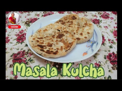 Authentic MASALA KULCHA Recipe : Indian Flatbread | Shiuli's kitchen ...