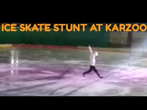 First ever ice skating stunt in leh. By all about ladakh. - YouTube