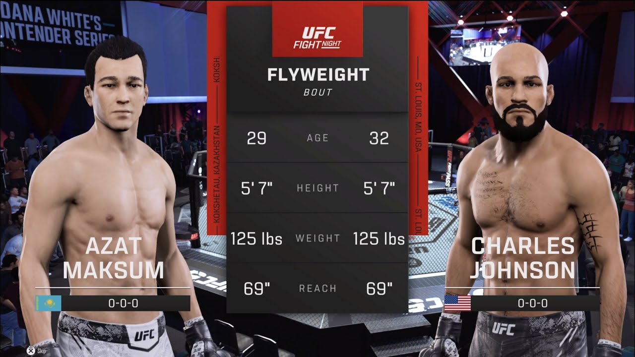 UFC Vegas 85: Maksum vs Johnson (UFC 5 Simulation) - YouTube