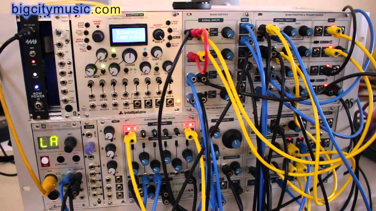 Sputnik Quad VCF/VCA, Function Trigger Source, Oscillator, Random Source - YouTube