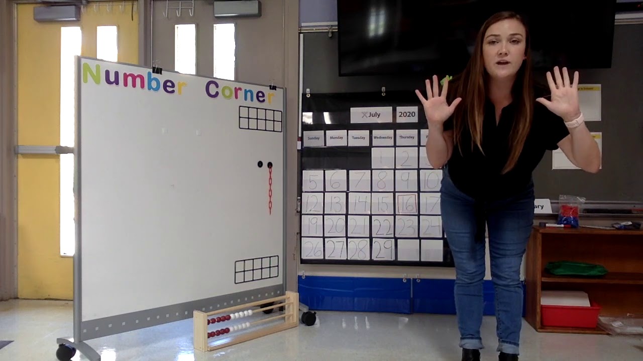 Number Corner Kindergarten 7/29 - YouTube