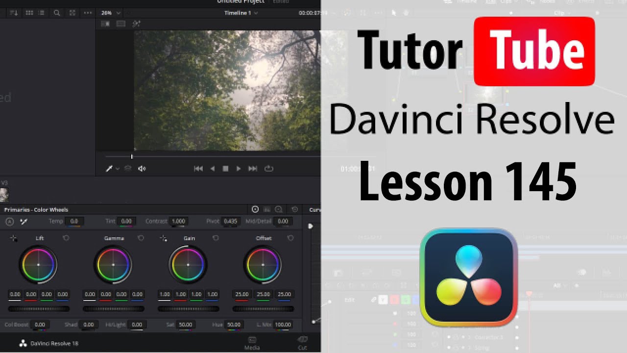 Davinci Resolve Tutorial Lesson 145 Applying Effects From Fusion Node Youtube