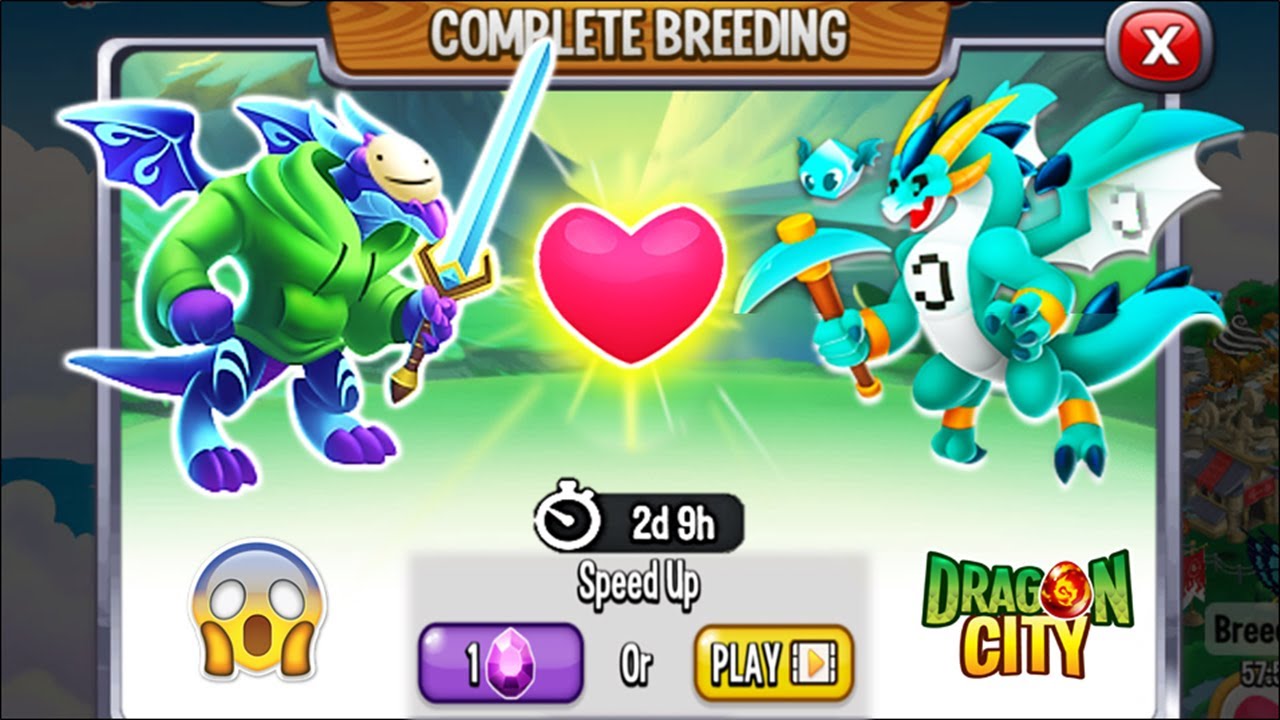 Dragon City: Craftee Dragon vs Dream Dragon [EXCLUSIVE BREEDING] 😱 ...