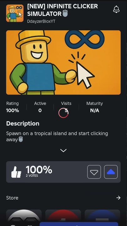 GO PLAY MY NEW ROBLOX GAME NOW!!. [NEW] INFINITE CLICKER SIMULATOR 🖱️ - YouTube
