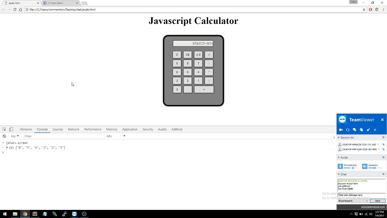 Javascript Hesap Makinesi Nasıl Yapılır Youtube