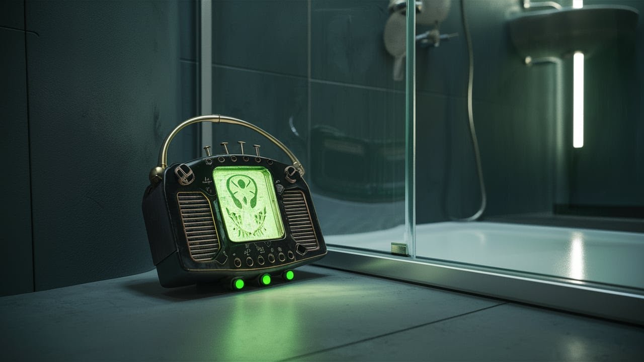 The Alien Radio in the Bathroom - An AI Audio Story #legend # ...