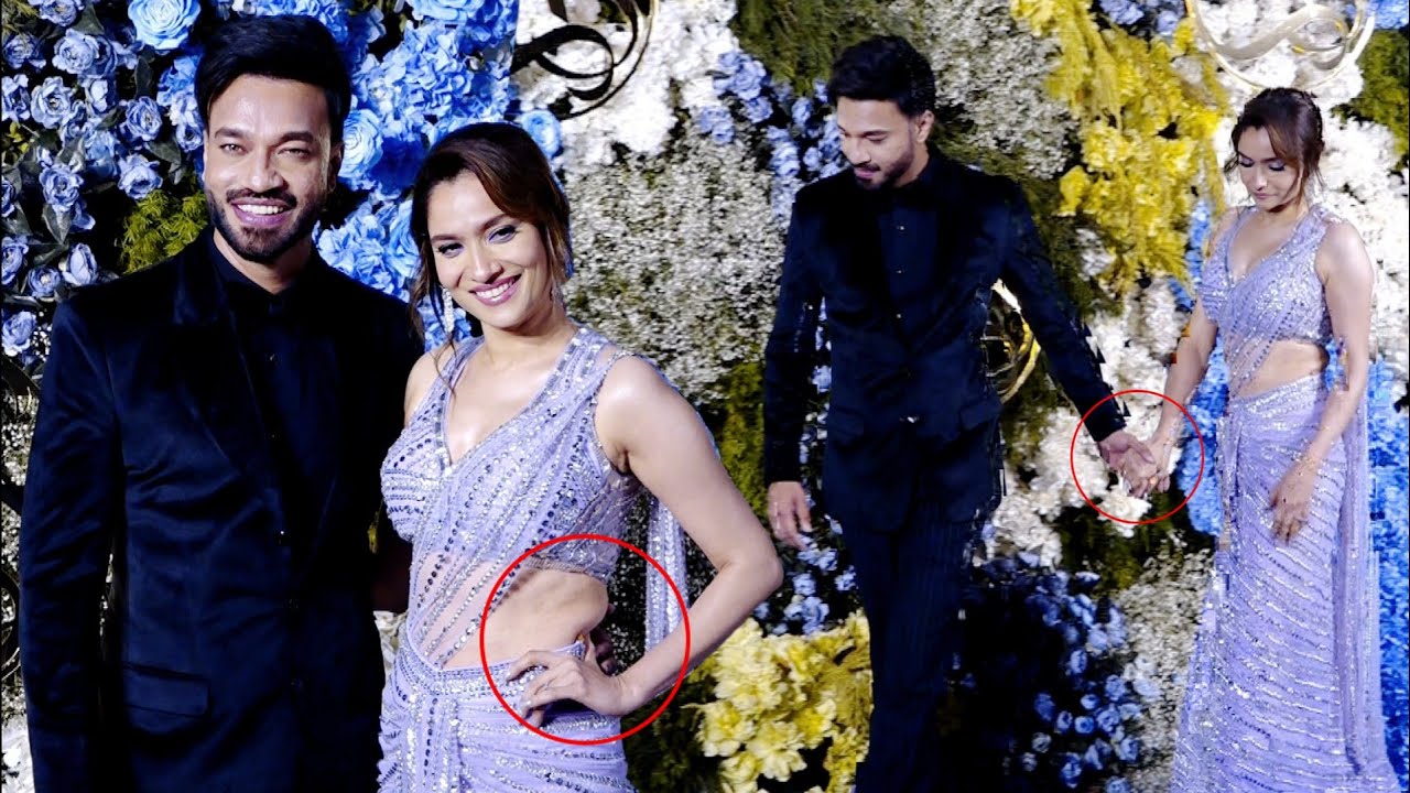 Ankita Lokhande With Husband Vicky Jain Arrive At Anand Pandit's Daughter Aisha's Wedding ...