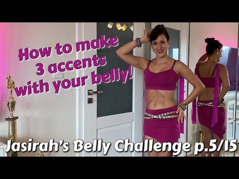 Jasirah Belly Challenge - 5/15 - STOMACH VACUUM, BELLY ROLL, FLUTTER