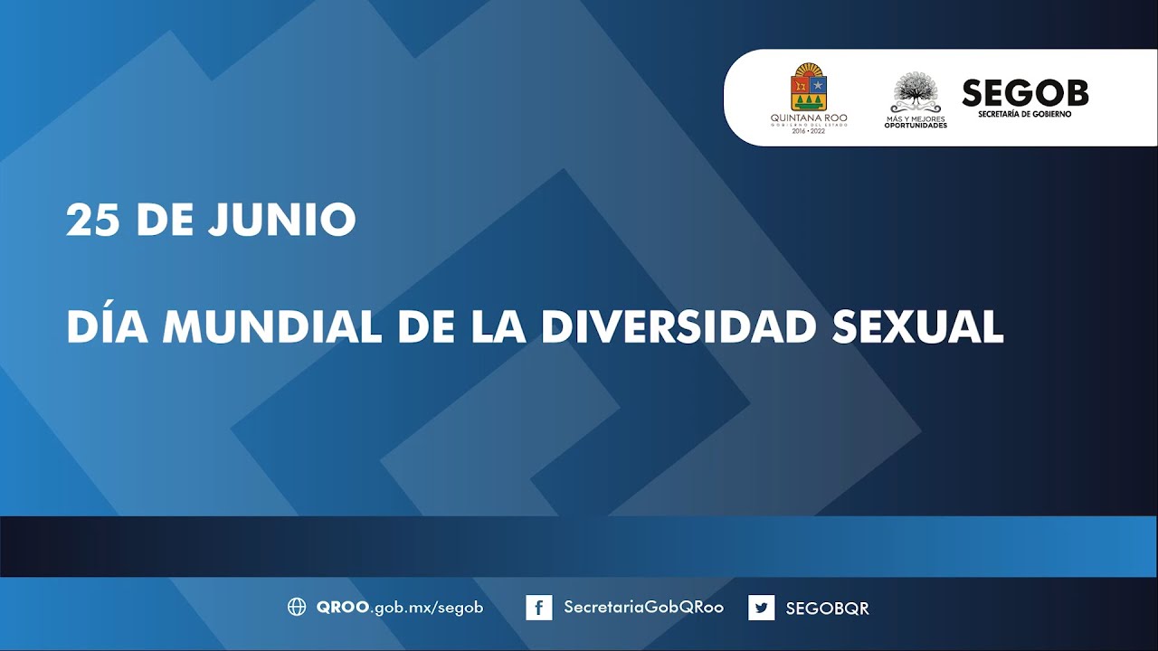 25 De Junio Día Mundial De La Diversidad Sexual Youtube