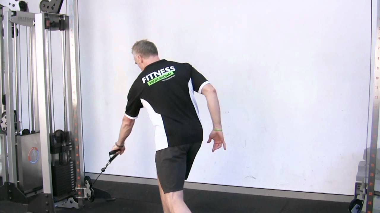 Unilateral Low Cable Rotating Pull - YouTube