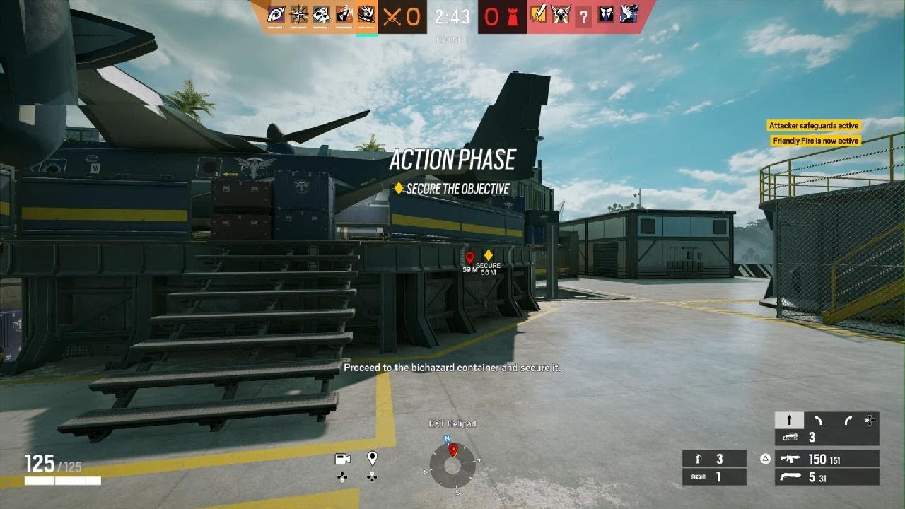 R6 Siege Ram LMG 4k on Nighthaven - YouTube