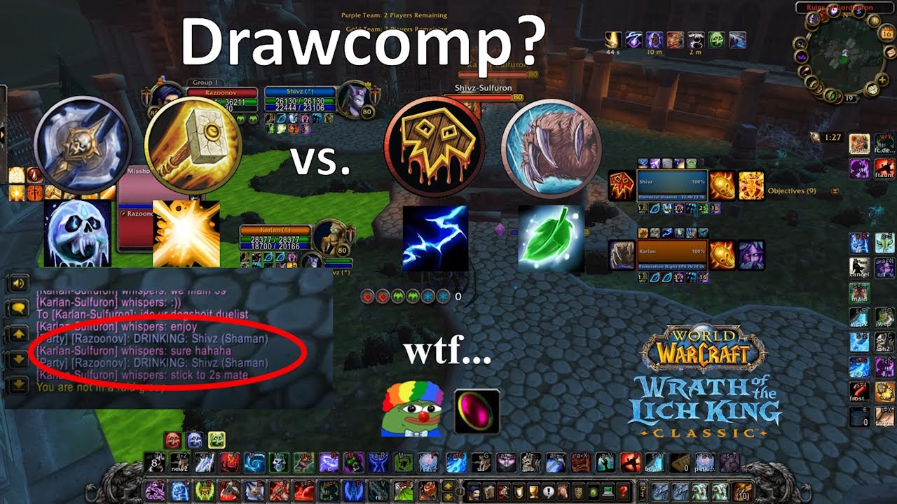 2800+ Drawcomp Ele/Rduid with Bauble BM whispers and fails vs Frost DK ...