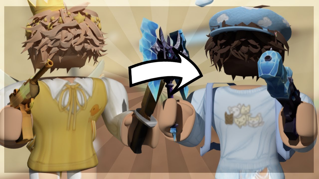 MM2 BUT I HAVE TO MATCH SETS WITH MY AVATARS YouTube