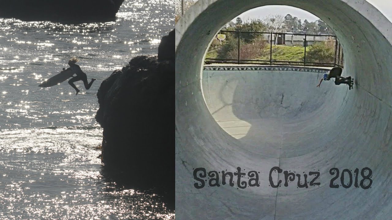 Santa Cruz Trip: USA Surfing Steamer Lane 2018 - YouTube