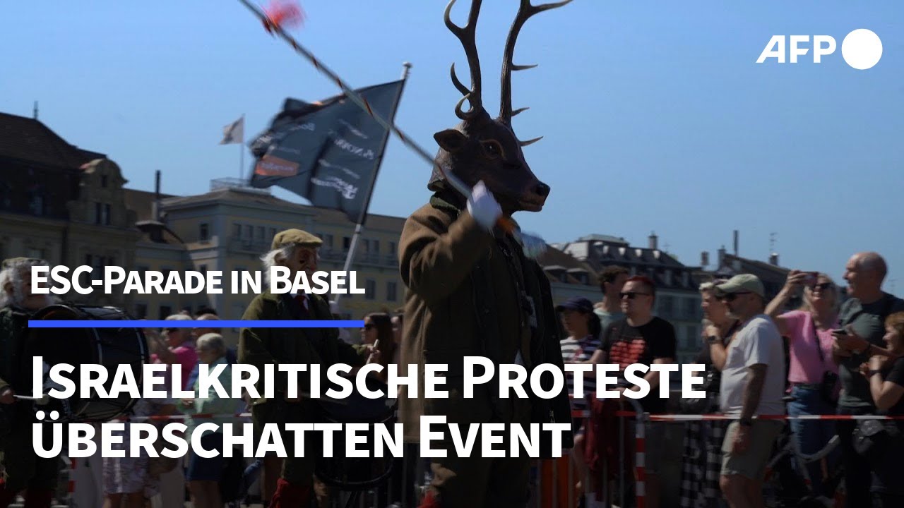 ESC-Auftakt in Basel mit großer Parade | AFP - YouTube