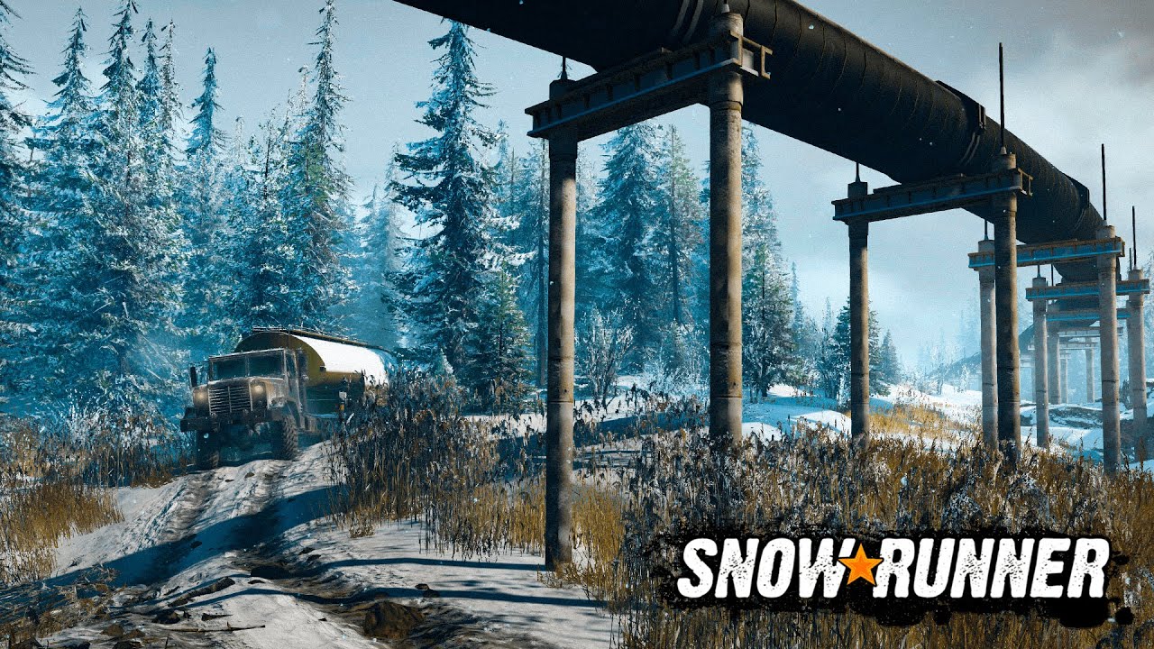 SnowRunner Трубопровод #79 - YouTube