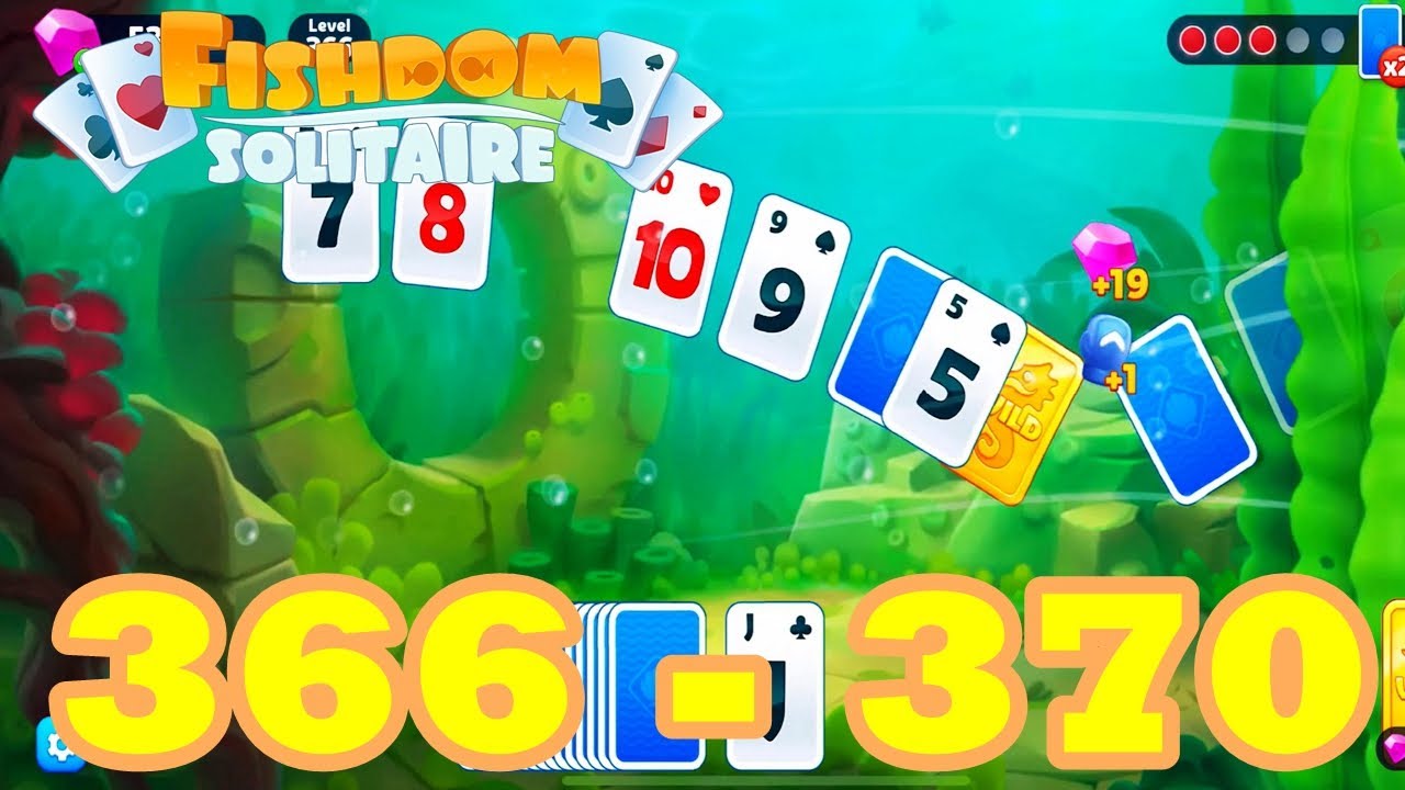 Fishdom Solitaire 366 - 370 HD Walkthrough | gameplay | android IOS ...