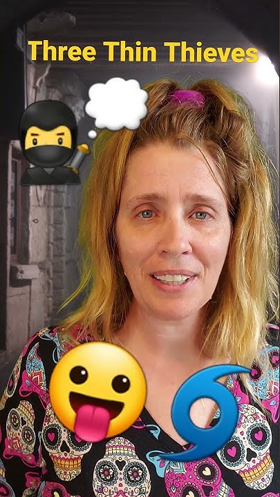 English Tongue Twister 😛🌀- Three Thin Thieves 🥷🥷🥷💭 #shorts # ...