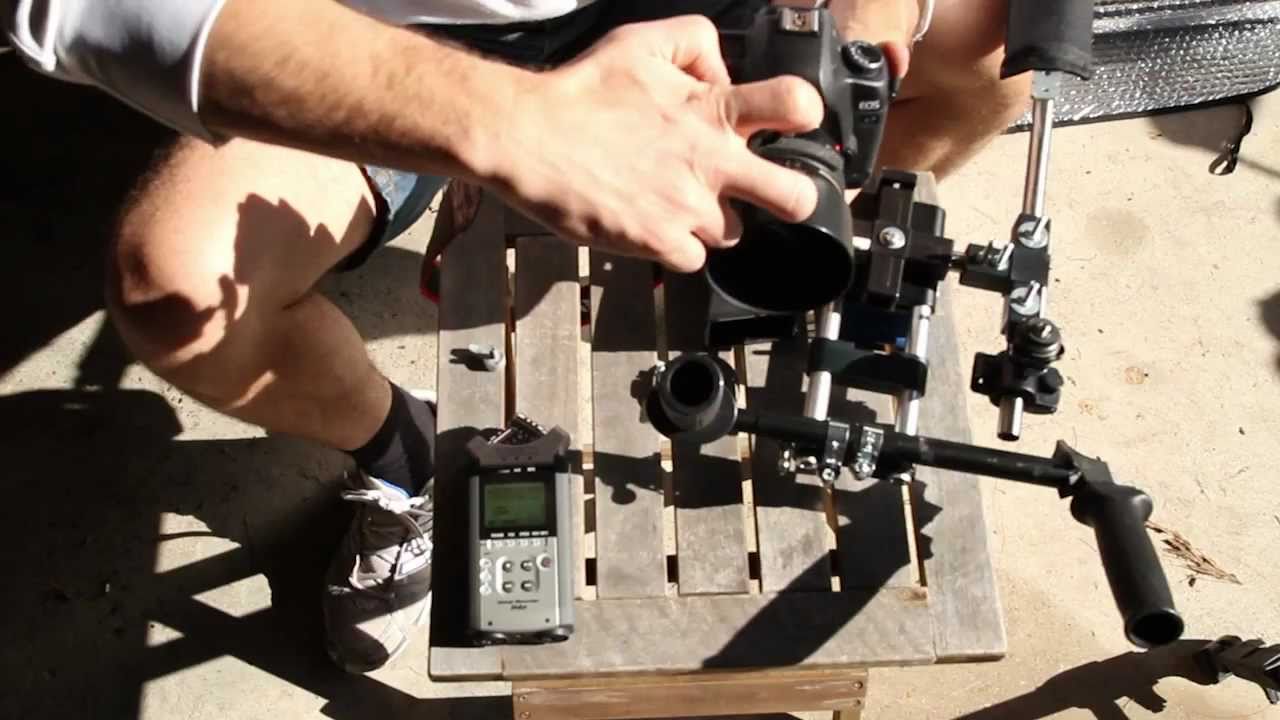 DIY Shoulder rig and Follow Focus - YouTube