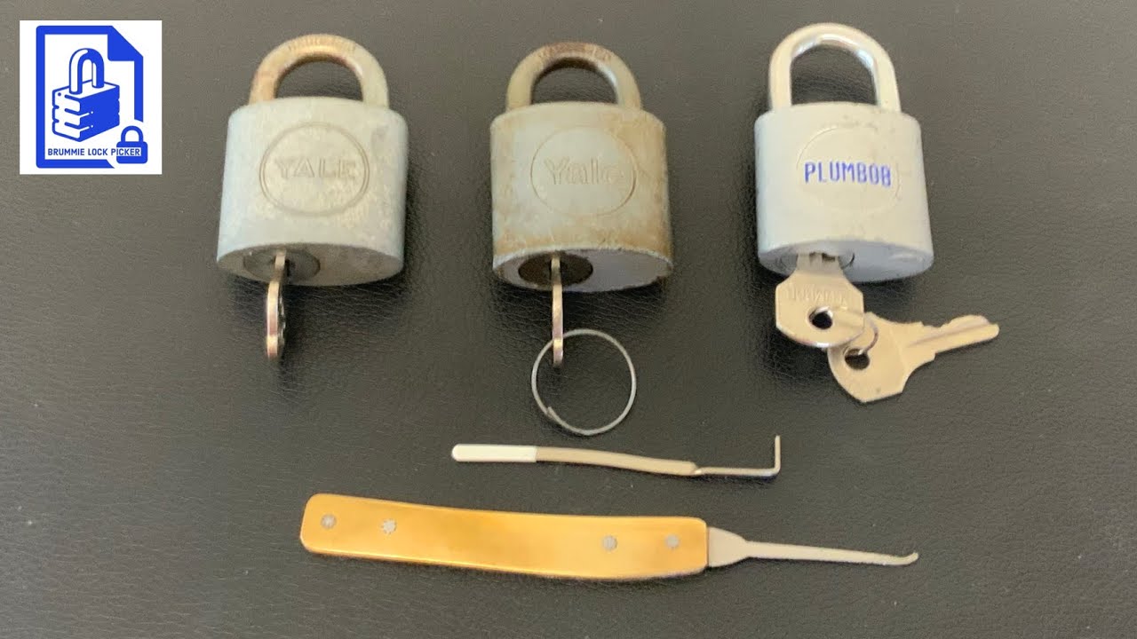 327. Ideal wafer locks for beginners - Vintage Yale padlocks and very ...