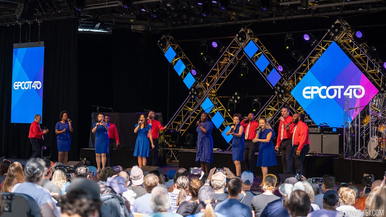 40 Years of EPCOT Ceremony - YouTube