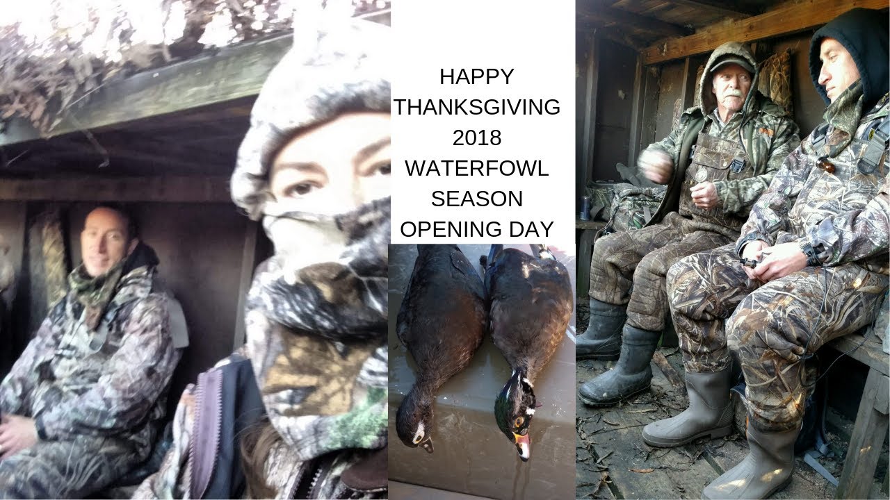 Duck Season Opening Day Nov 22, 2018 - YouTube