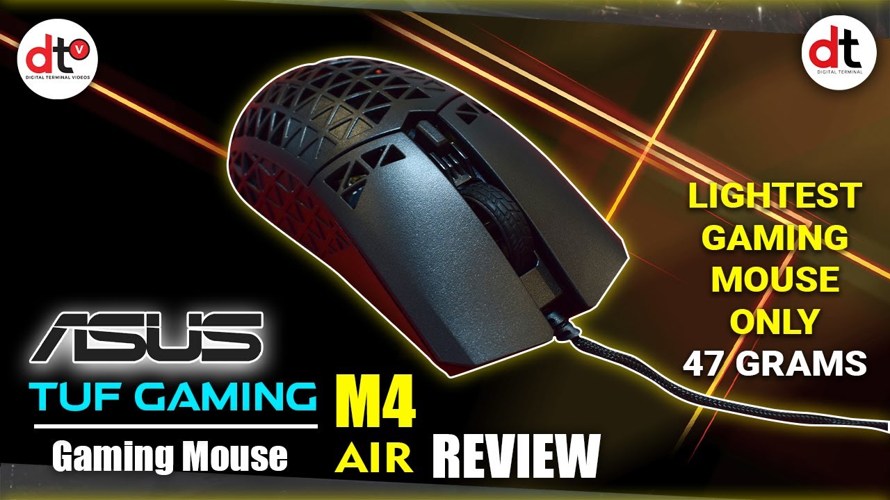 ASUS TUF M4 AIR I Lightest Gaming Mouse I Complete Review - YouTube