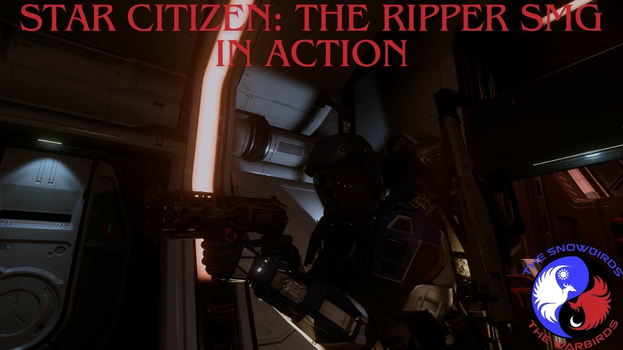 Star Citizen: The Ripper SMG In Action - YouTube