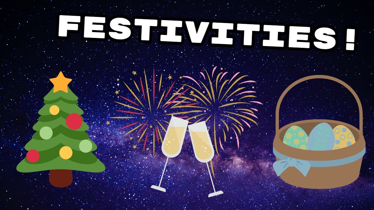 Festividades en inglés!! Festivities!! - YouTube